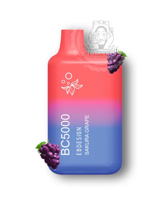 Elf Bar Disposable ( 5000 puffs ) sakura grape 50mg - in saudi arabia