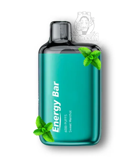 energy bar Disposable Menthol (6000uffs) - in saudi arabia
