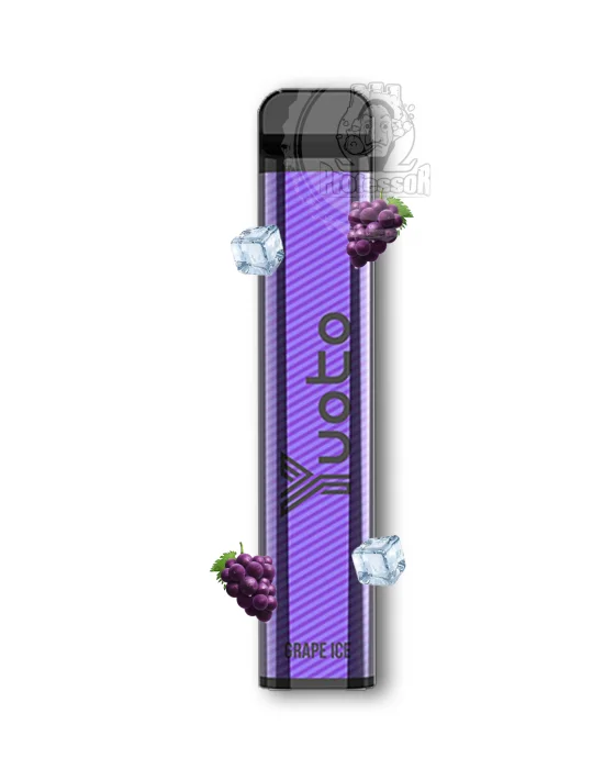 Yuoto Disposable (2500 puffs) grape ice - in saudi arabia