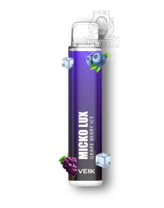 VEIIK micro lux Disposable (5000 puffs) grape berry ice - in saudi arabia