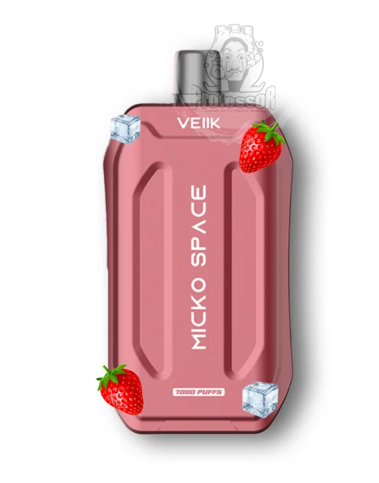 VEIIK micko space Disposable (7000 puffs) strawberry ice - in saudi arabia