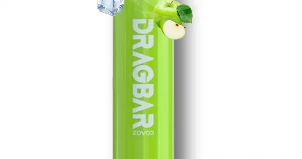 Zovoo drag bar Disposable (5000 puffs) green apple ice - in saudi arabia