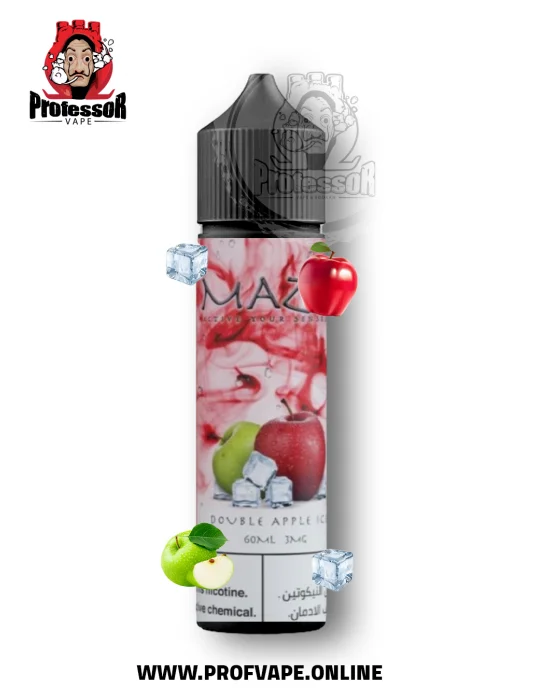 Mazaj Double Apple ice 60ml 3mg - in saudi arabia