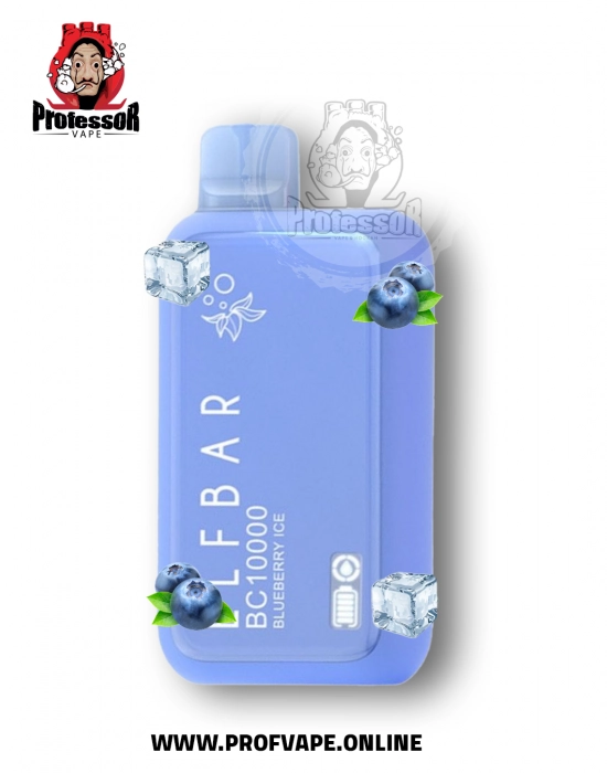 Elf bar Disposable (10000 puffs) blueberry ice - in saudi arabia