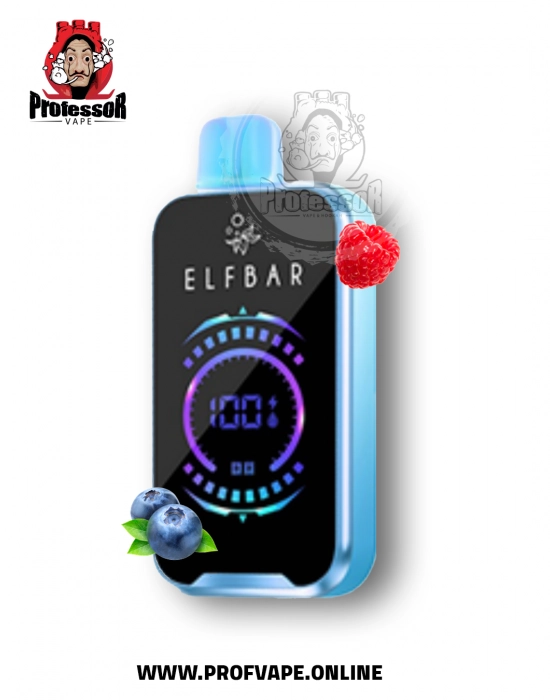 Elf bar Disposable (18000 puffs) blueberry raspberry - in saudi arabia