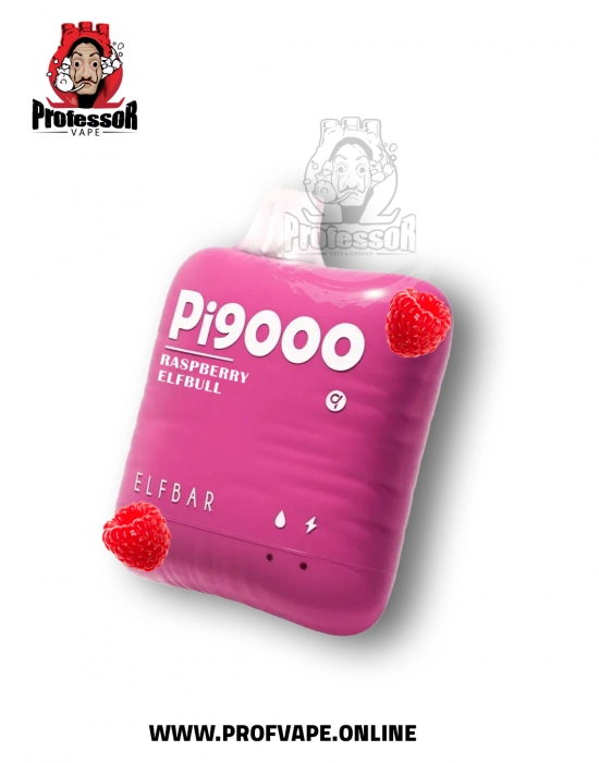 Elf bar Disposable (9000 puffs) raspberry elfbull - in saudi arabia