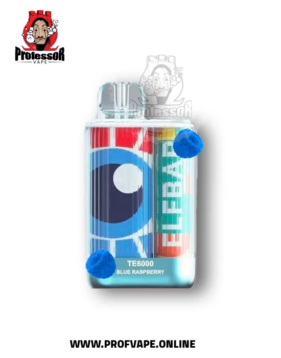 Elf bar Disposable (6000 puffs) blue raspberry - in saudi arabia