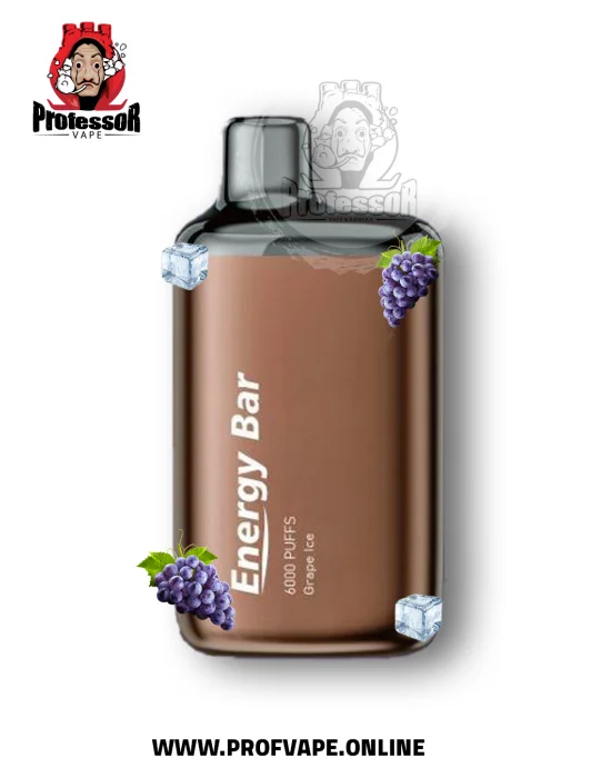 energy bar Disposable grape ice (6000uffs) - in saudi arabia