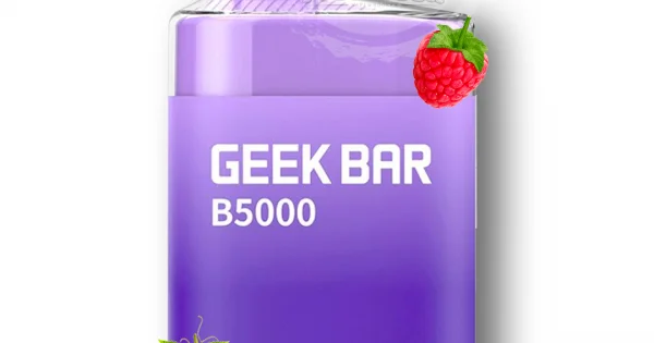 Geek bar Disposable (5000 puffs) grape raspberry - in saudi arabia