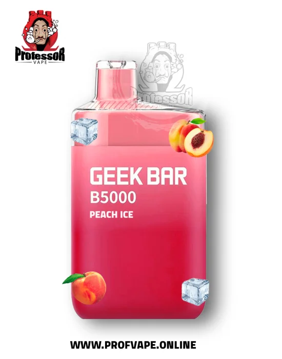 Geek bar Disposable (5000 puffs) peach ice - in saudi arabia