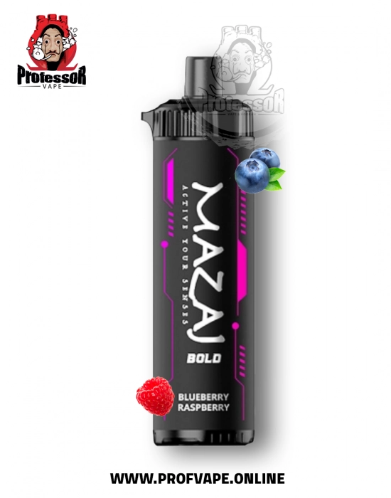 mazaj bold bar Disposable (4000 puffs) blueberry raspberry - in saudi ...