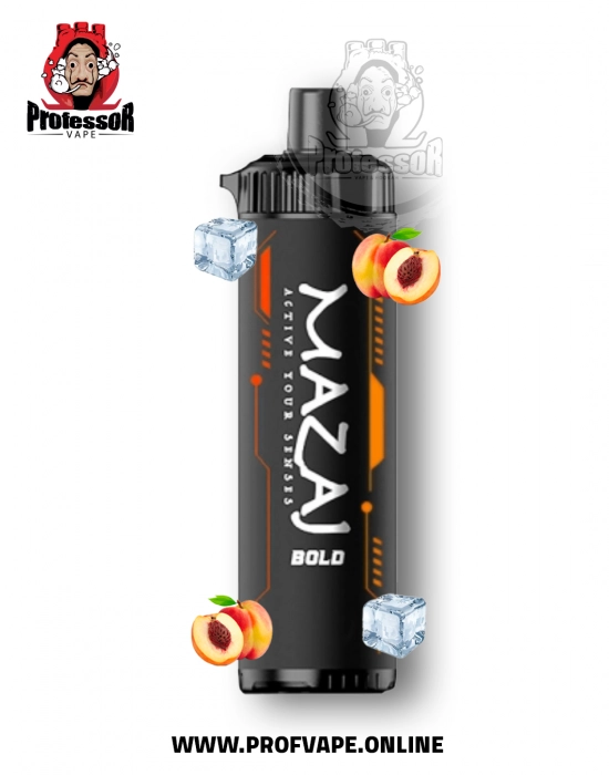 mazaj bold bar Disposable (4000 puffs) peach ice - in saudi arabia