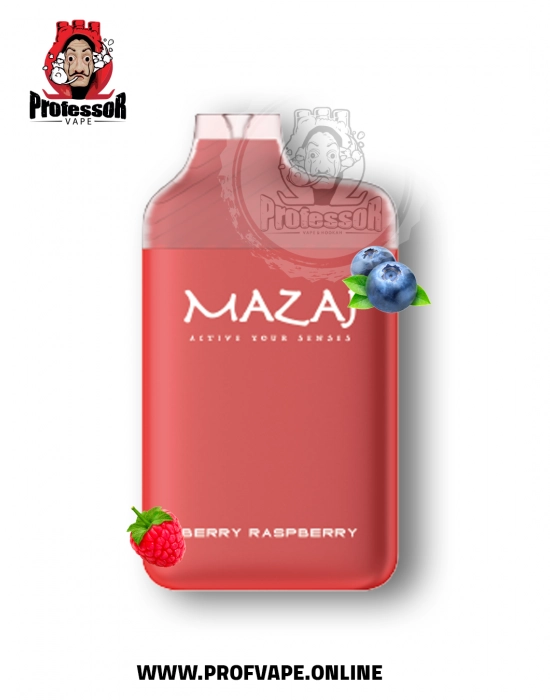 Mazaj slim Disposable (5500 puffs) berry raspberry - in saudi arabia