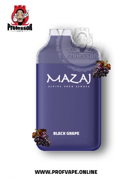 Mazaj slim Disposable (5500 puffs) black grape - in saudi arabia