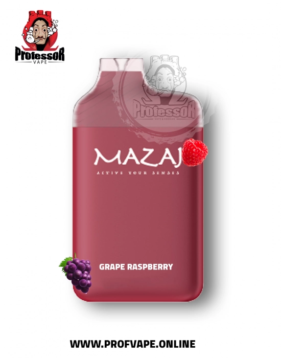 Mazaj slim Disposable (5500 puffs) grape berry - in saudi arabia