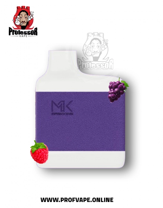 Mask king evo Disposable (5000 puffs) grape raspberry - in saudi arabia