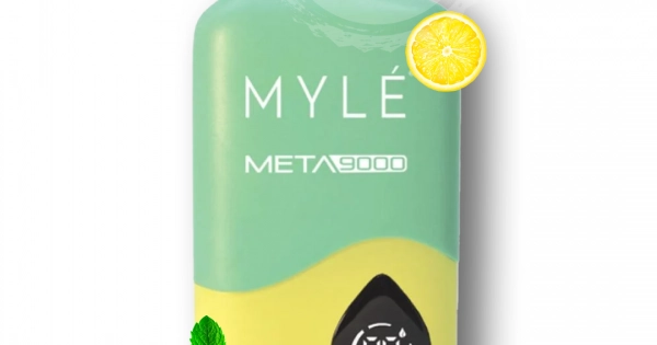 Myle meta Disposable (9000 puffs) lemon mint - in saudi arabia