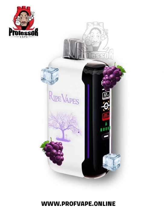 Ripe Vapes Disposable (20000puffs) grape ice - in saudi arabia