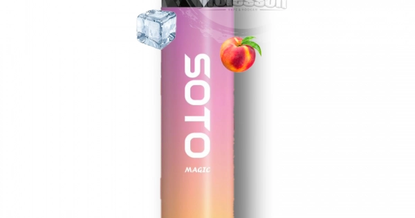Soto Disposable (4000 puffs) peach ice - in saudi arabia