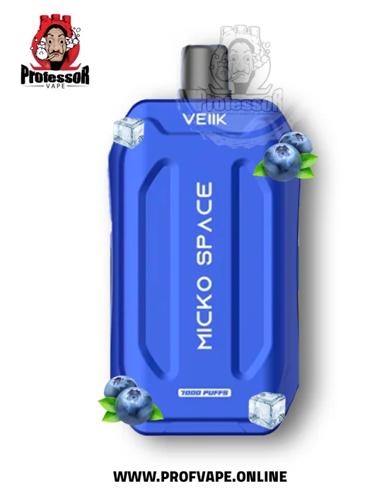 VEIIK micko space Disposable (7000 puffs) blueberry ice - in saudi arabia